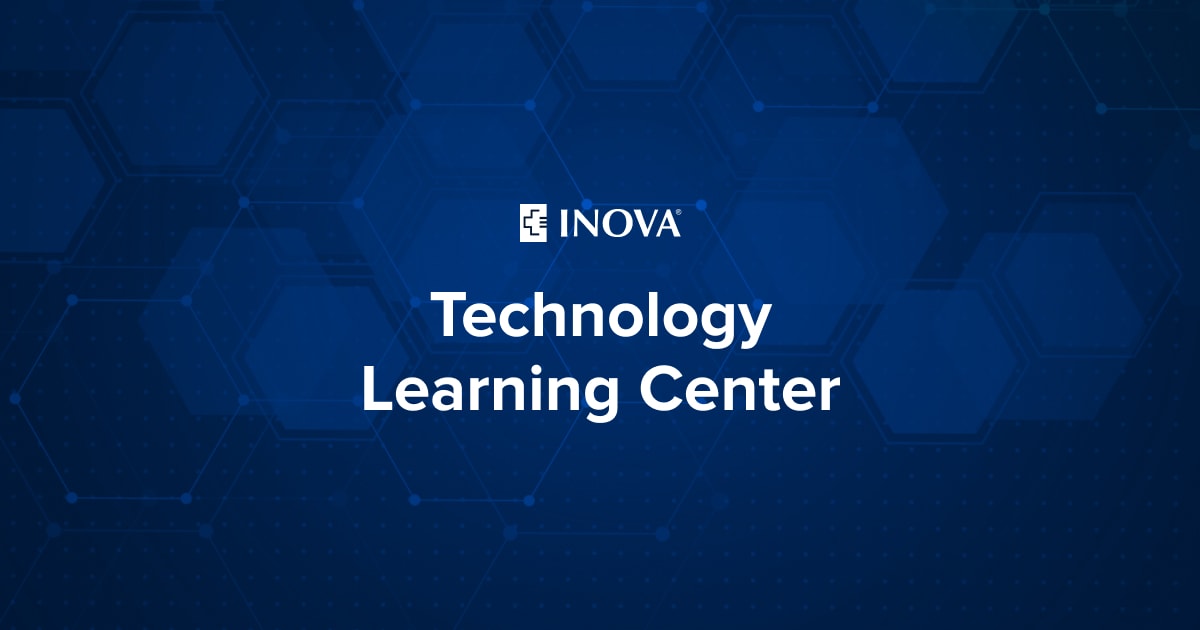 Login - Inova Technology Learning Center